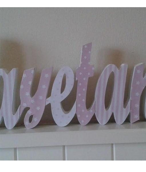 letras decoradas 3 – El Taller de Cayetana
